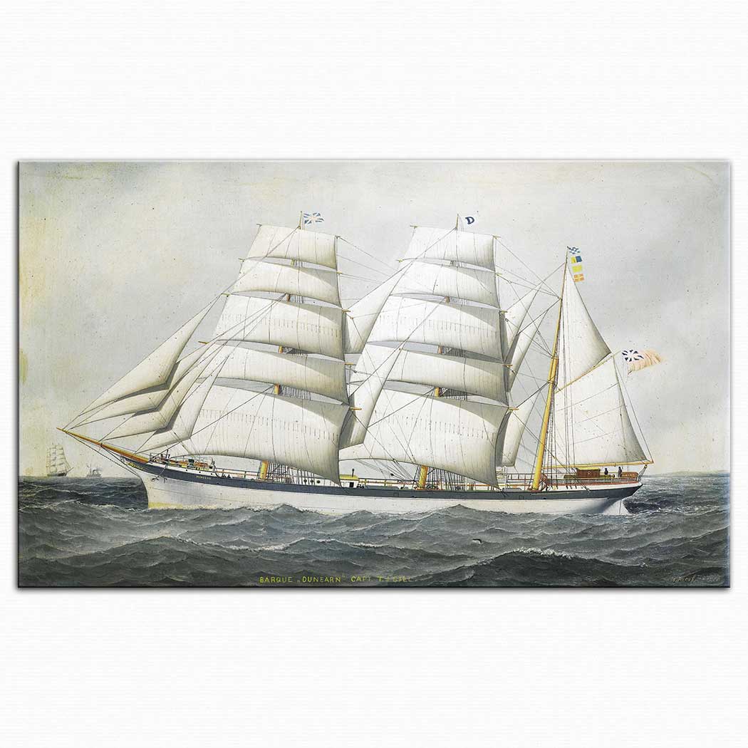 Antonio Jacobsen Ingiliz Gemisi Dunearn Açık Denizde - istanbul sanat evi