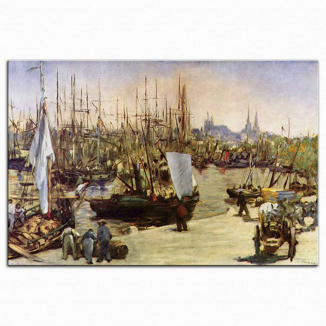 Edouard Manet Bordeaux Limanı tablosu - İstanbul Sanat Evi