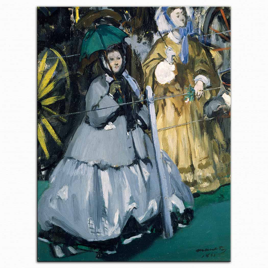 Edouard Manet Yarış Seyircileri tablosu - istanbul sanat evi