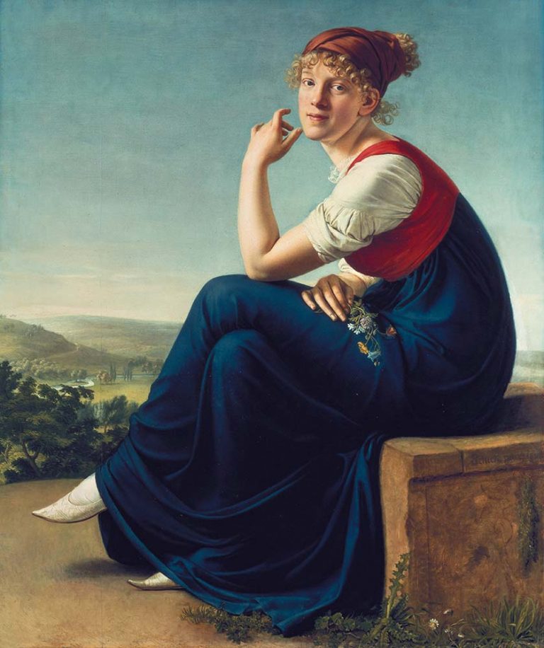 Gottlieb Schick Portre Heinrike Dannecker - İstanbul Sanat Evi