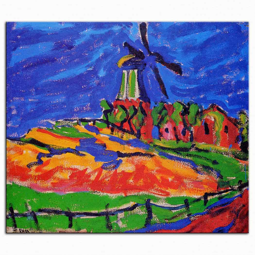 Erich Heckel Değirmen tablosu - istanbul sanat evi