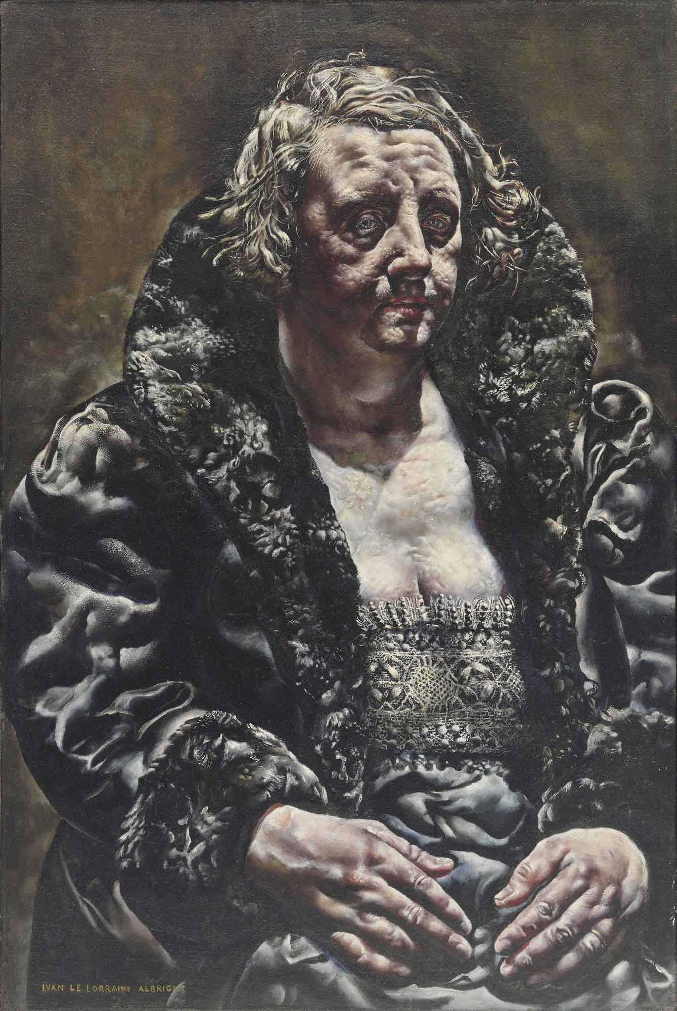 Ivan Albright Kadın tablosu, 1928 tarihli - İstanbul Sanat Evi