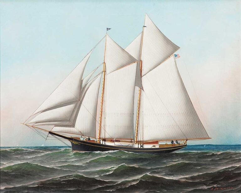 Antonio Jacobsen Amerikan Yatı adlı eseri - İstanbul Sanat Evi