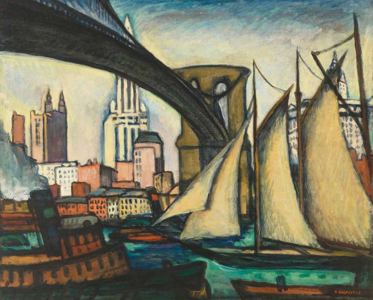 Samuel Halpert Brooklyn Köprüsü New York - İstanbul Sanat Evi